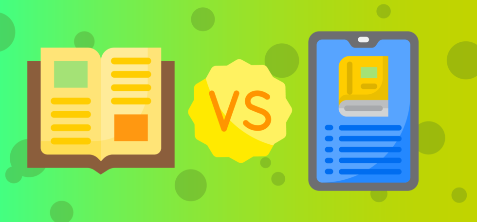 Digital versus physical textbooks