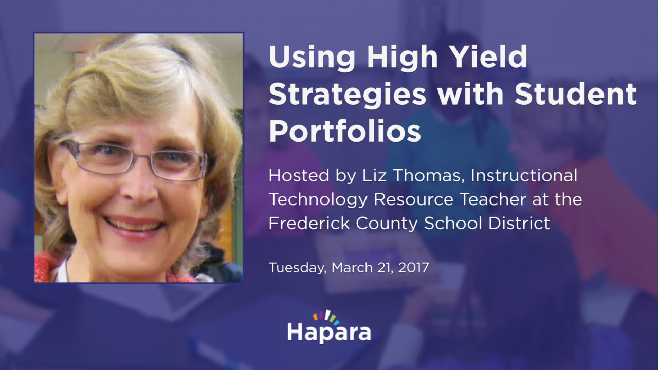 Using High Yield Strategies with Student Portfolios–Are you going to ...